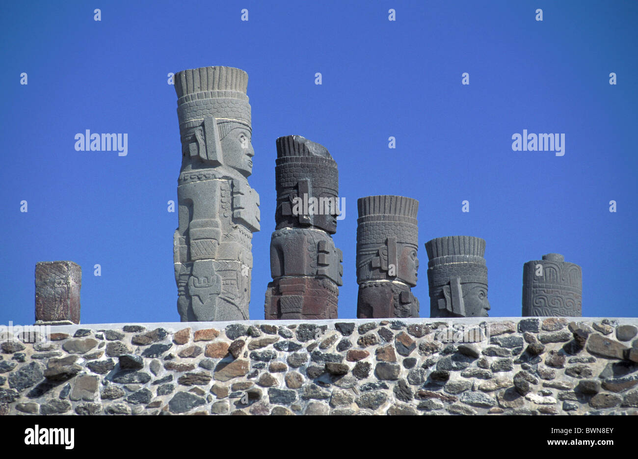 Mexico Central America America Tula State of Hidalgo Archeological site ...