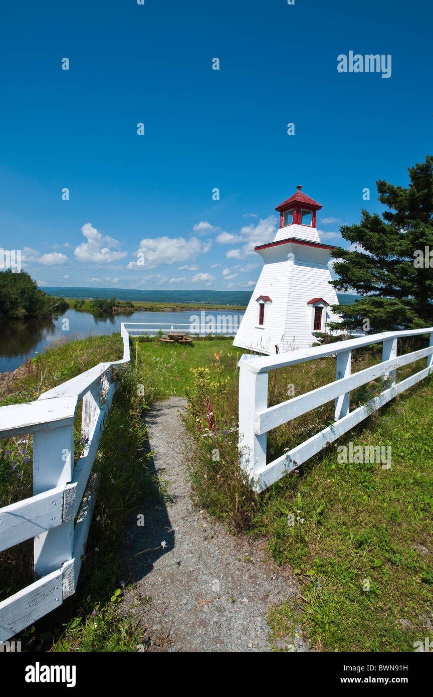New Brunswick, Canada. Anderson Hallow Lighthouse in Riverside-Albert ...