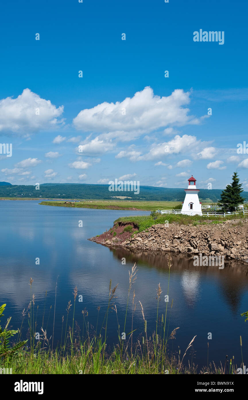 New Brunswick, Canada. Anderson Hallow Lighthouse in Riverside-Albert ...