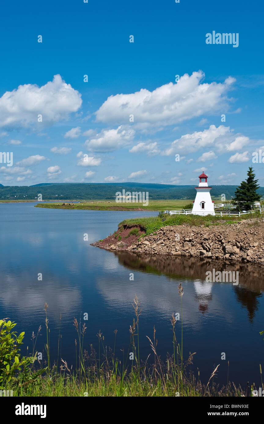 New Brunswick, Canada. Anderson Hallow Lighthouse in Riverside-Albert ...
