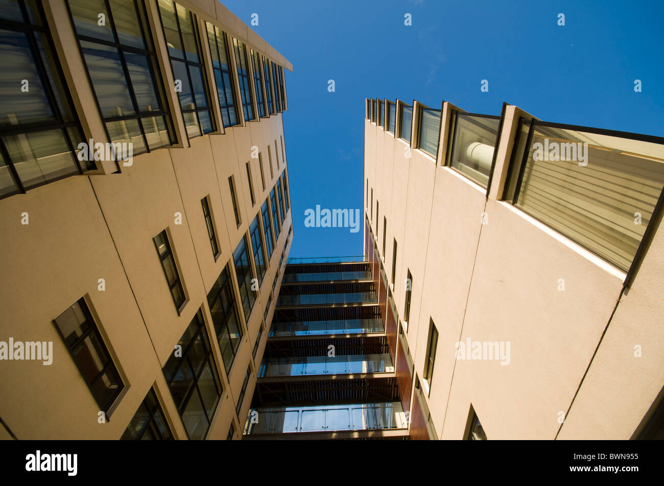 The Hill Quays apartment block development, Manchester, England, UK ...