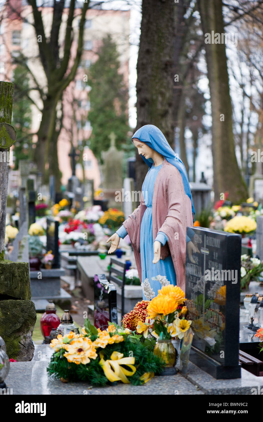 Cemetery, Lublin, Poland Stock Photo - Alamy