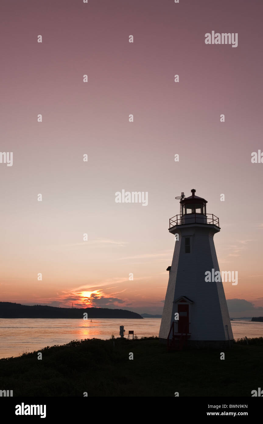 New Brunswick, Canada. Letite Passage Lighthouse (Green’s Point ...