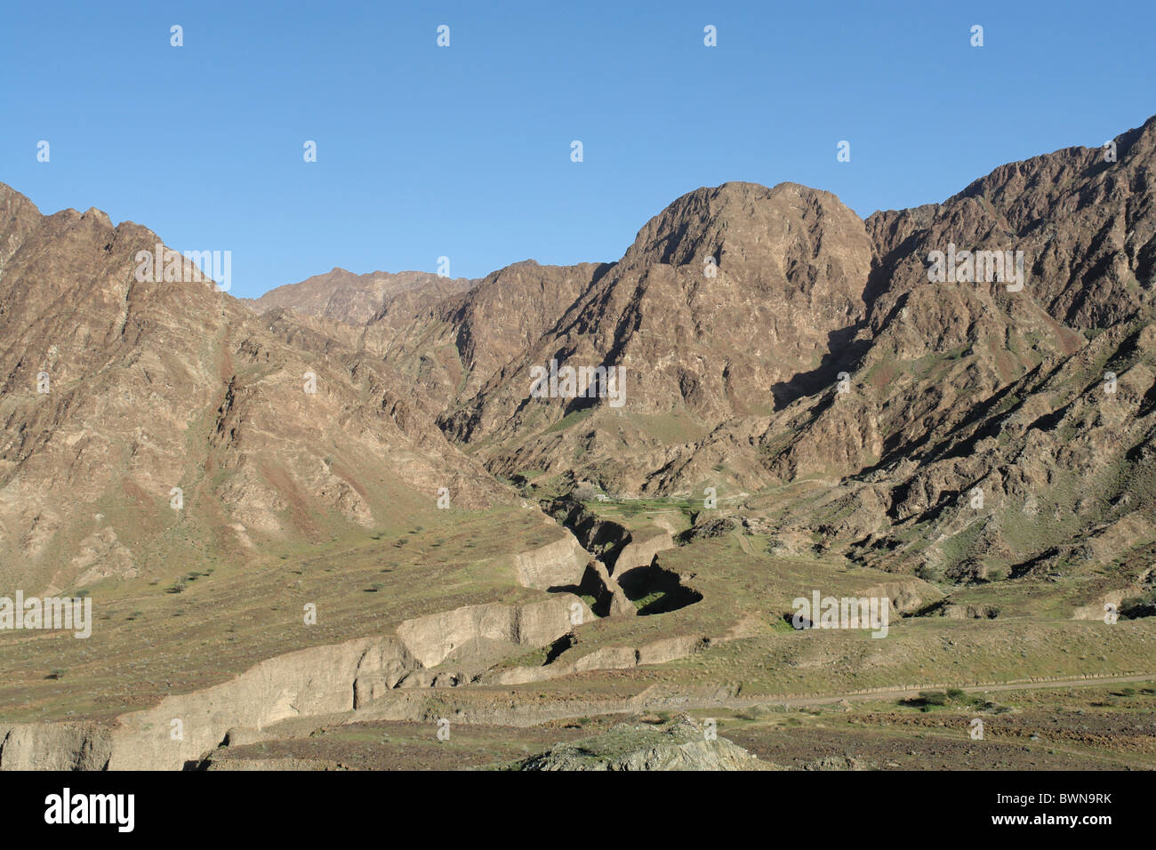 United Arab Emirates Asia Middle East UAE Fujairah Wadi Al Abadilah ...