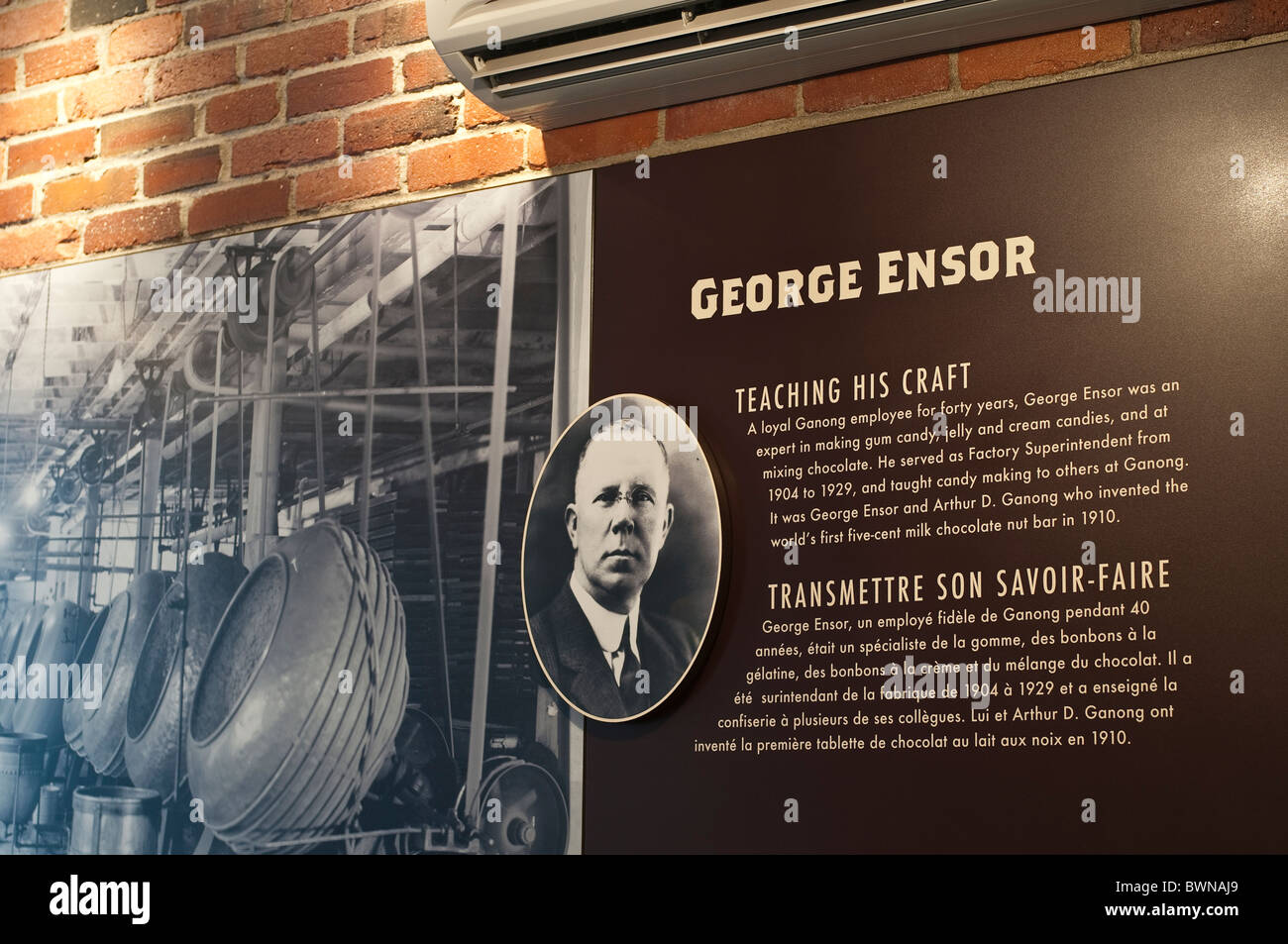 Ganong chocolate factory museum in Saint Stephen (St. Stephen), New ...