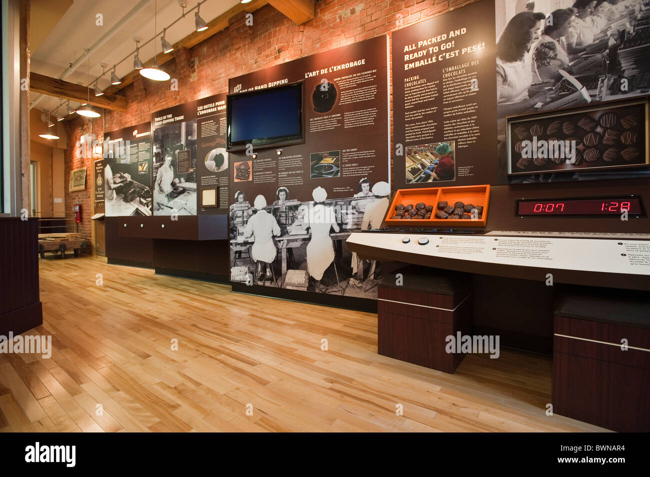 Ganong chocolate factory museum in Saint Stephen (St. Stephen), New ...