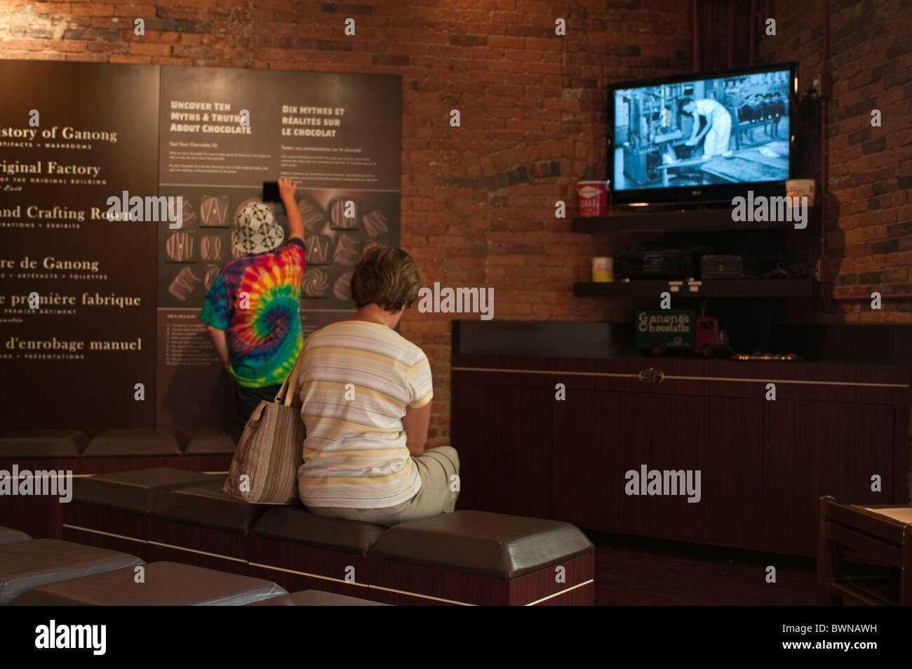 Ganong chocolate factory museum in Saint Stephen (St. Stephen), New ...