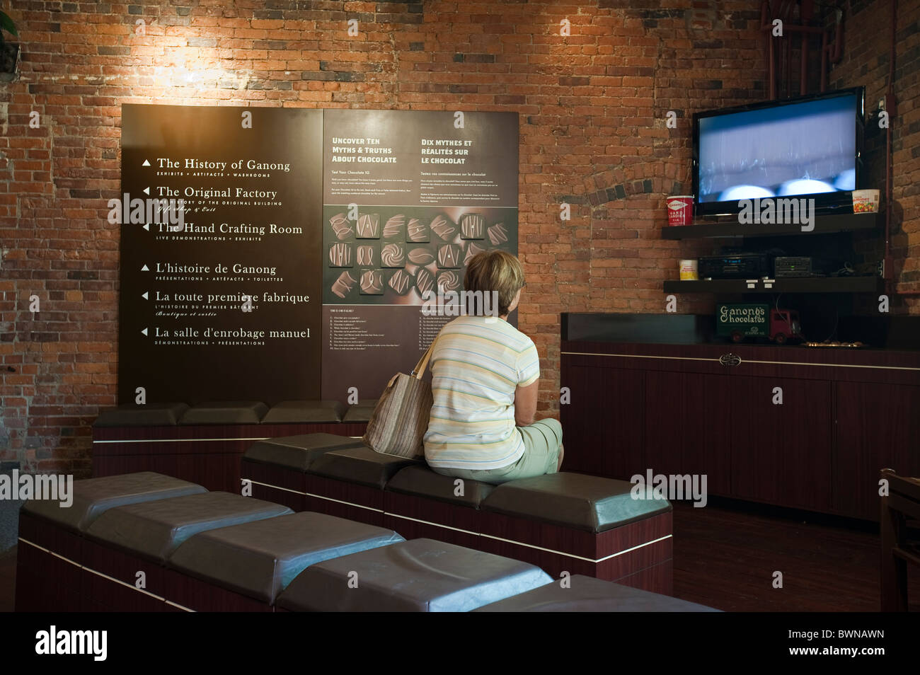 Ganong chocolate factory museum in Saint Stephen (St. Stephen), New ...