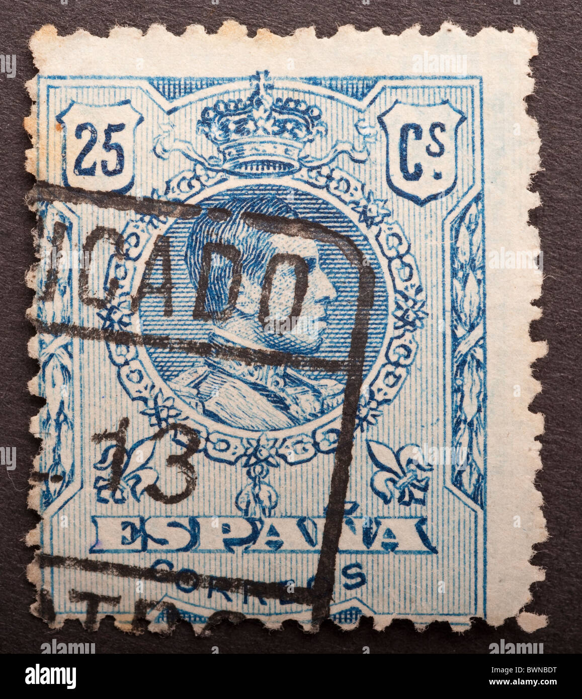 Spain stamp postage hi-res stock photography and images - Alamy