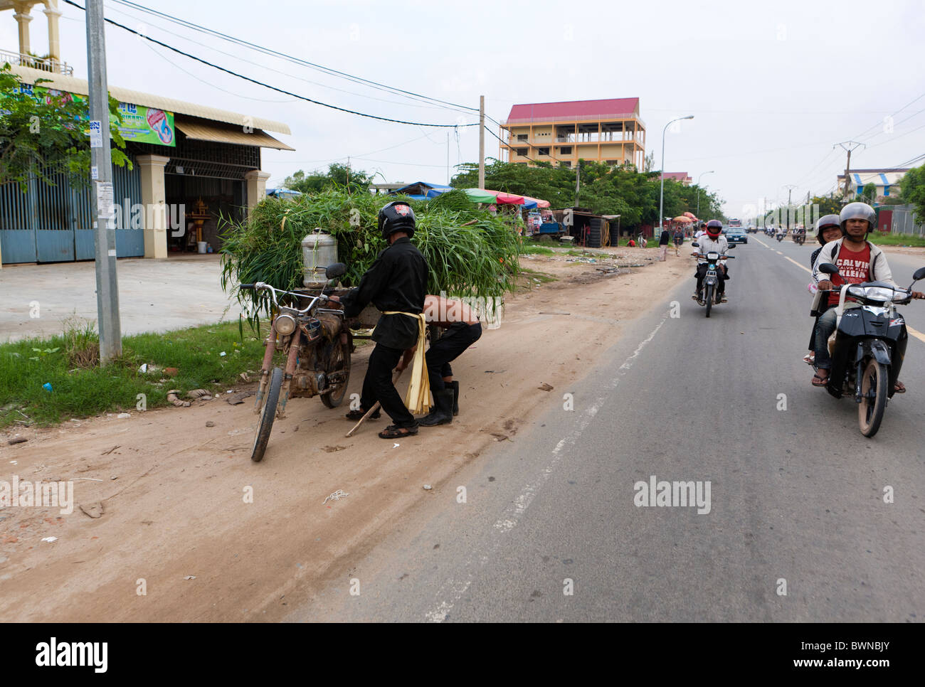 Street scenes. phnom penh, cambodia, indochina, southeast asia, asia hi ...