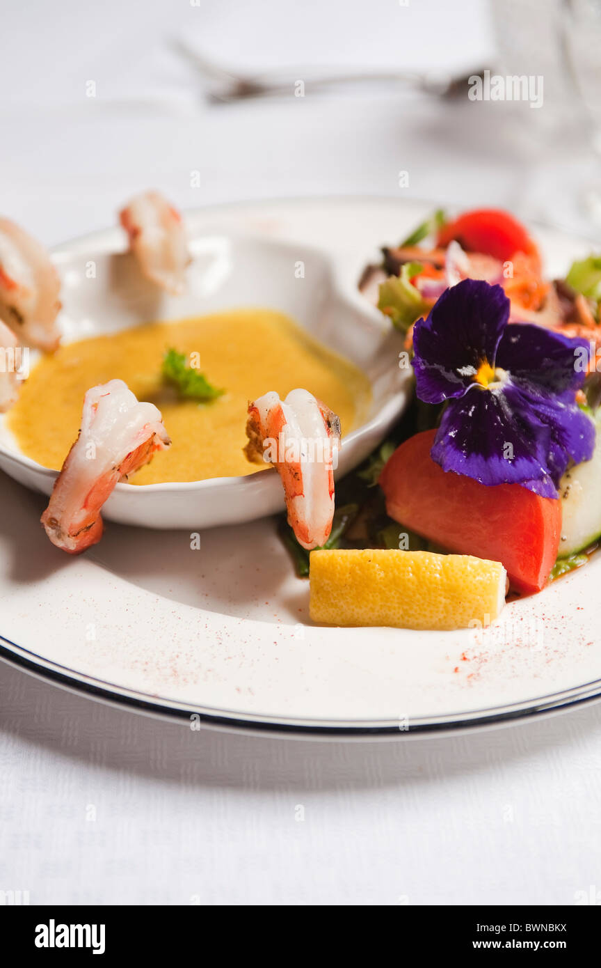 Shrimp seafood cuisine, Fredericton, New Brunswick, The Maritimes ...