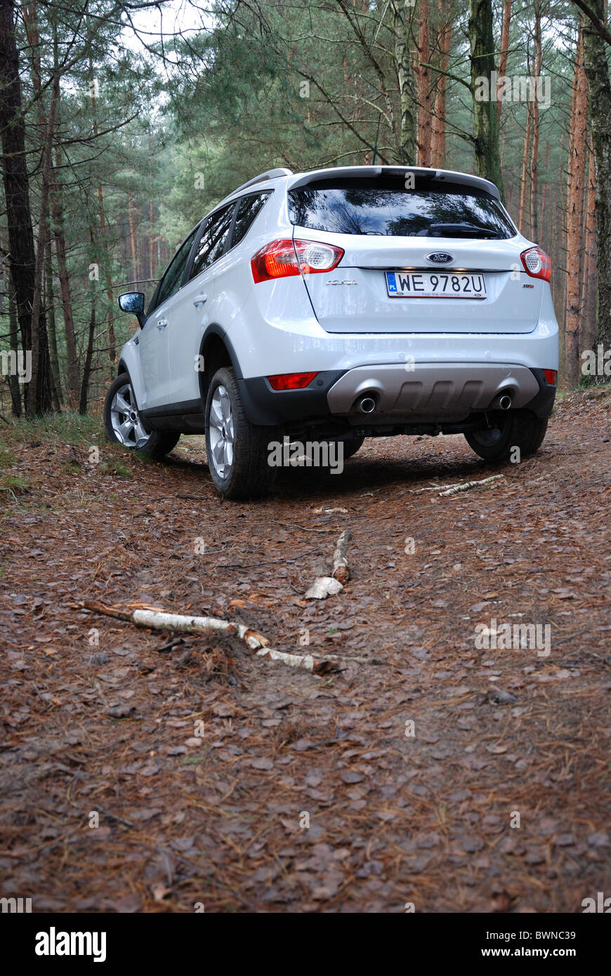 Ford Kuga 2.0 TDCI AWD - MY 2008 - white pearl metallic - five doors ...