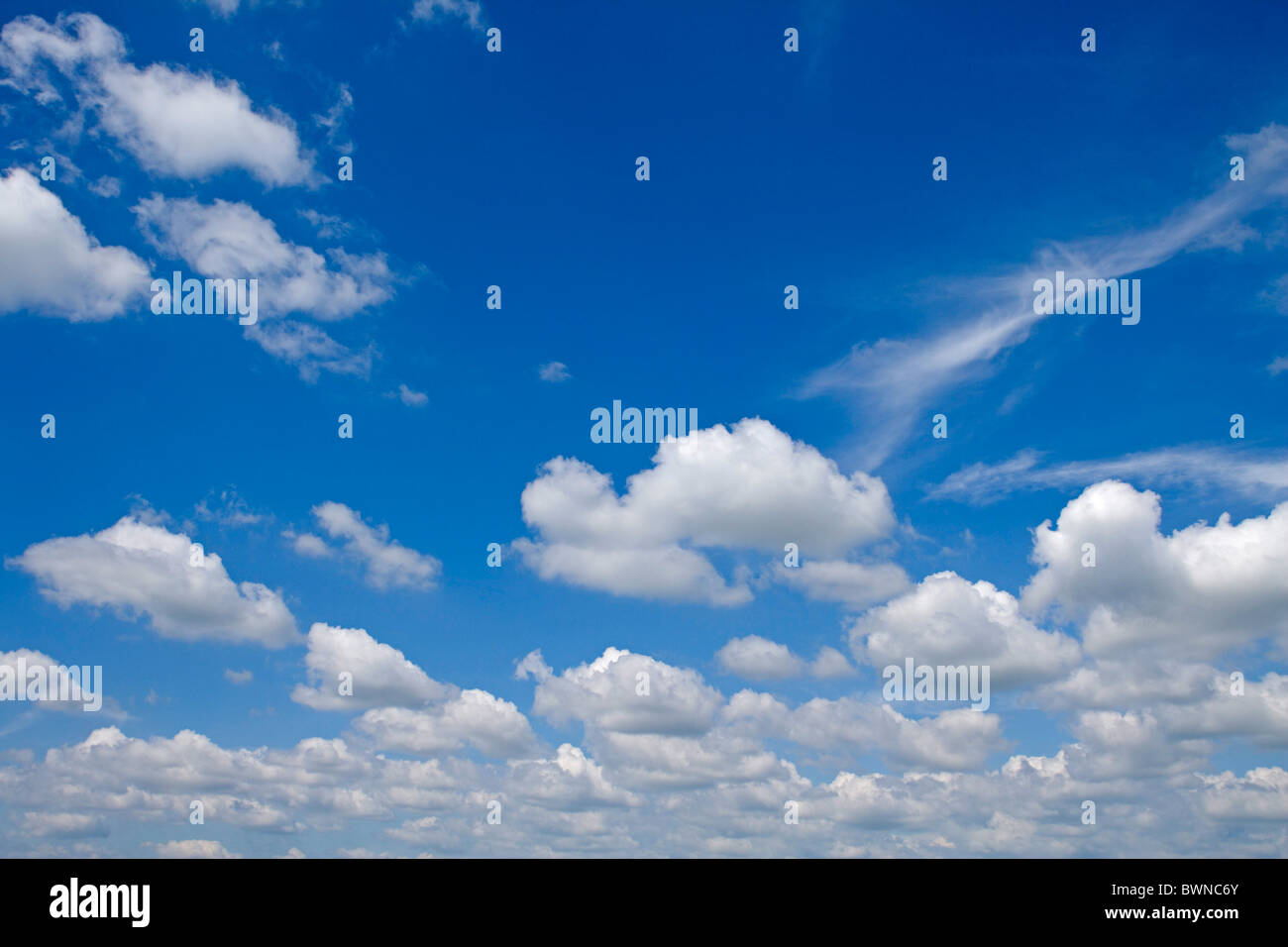clouds Upper Austria blue sky cloud only Stock Photo - Alamy