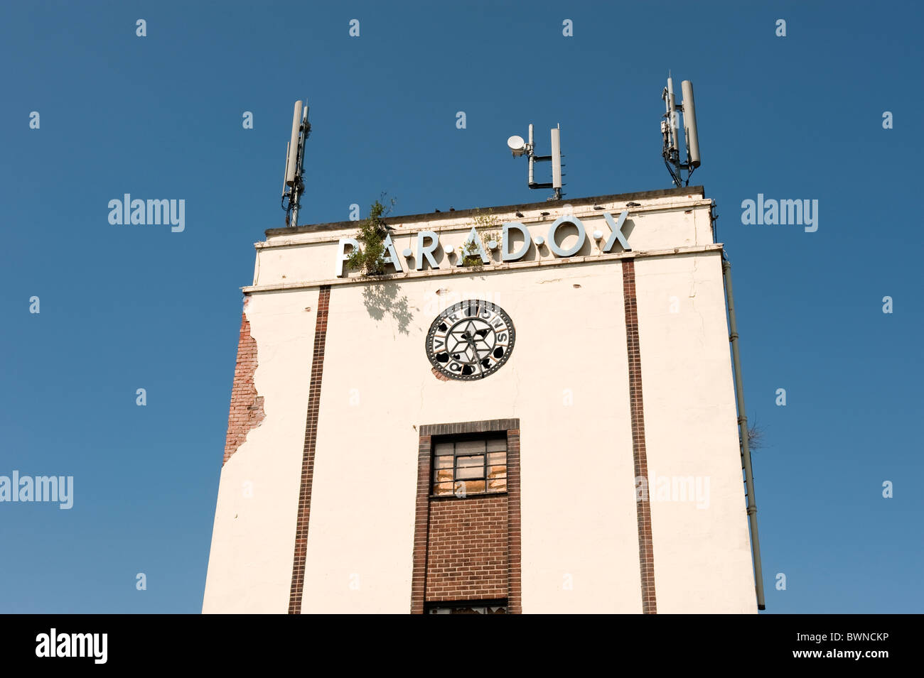 Dilapidated Paradox Nightclub Tower in Liverpool Stock Photo - Alamy