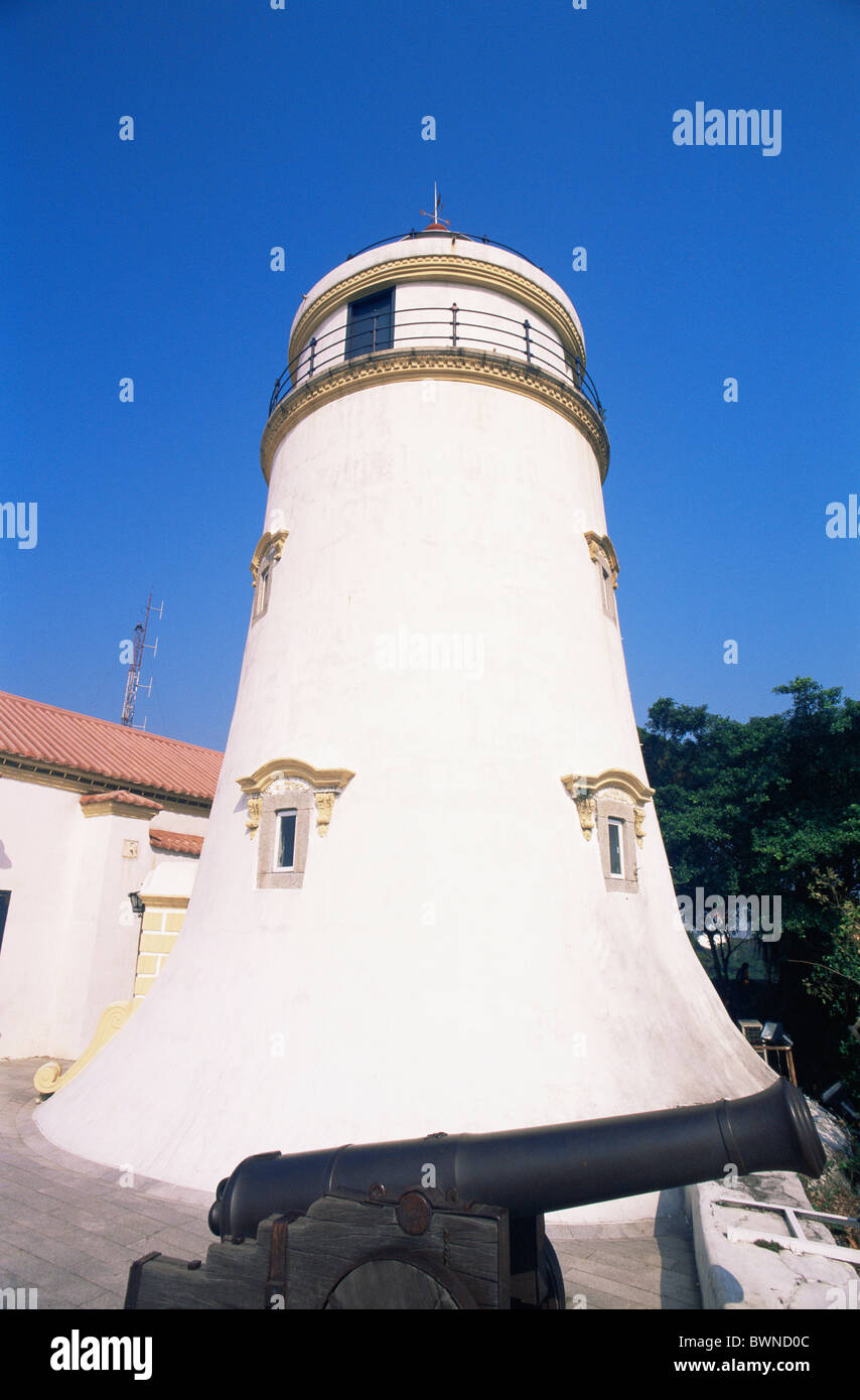 China Asia Macau Macao Monte Da Guia Guia Lighthouse Lighthourse Guia ...