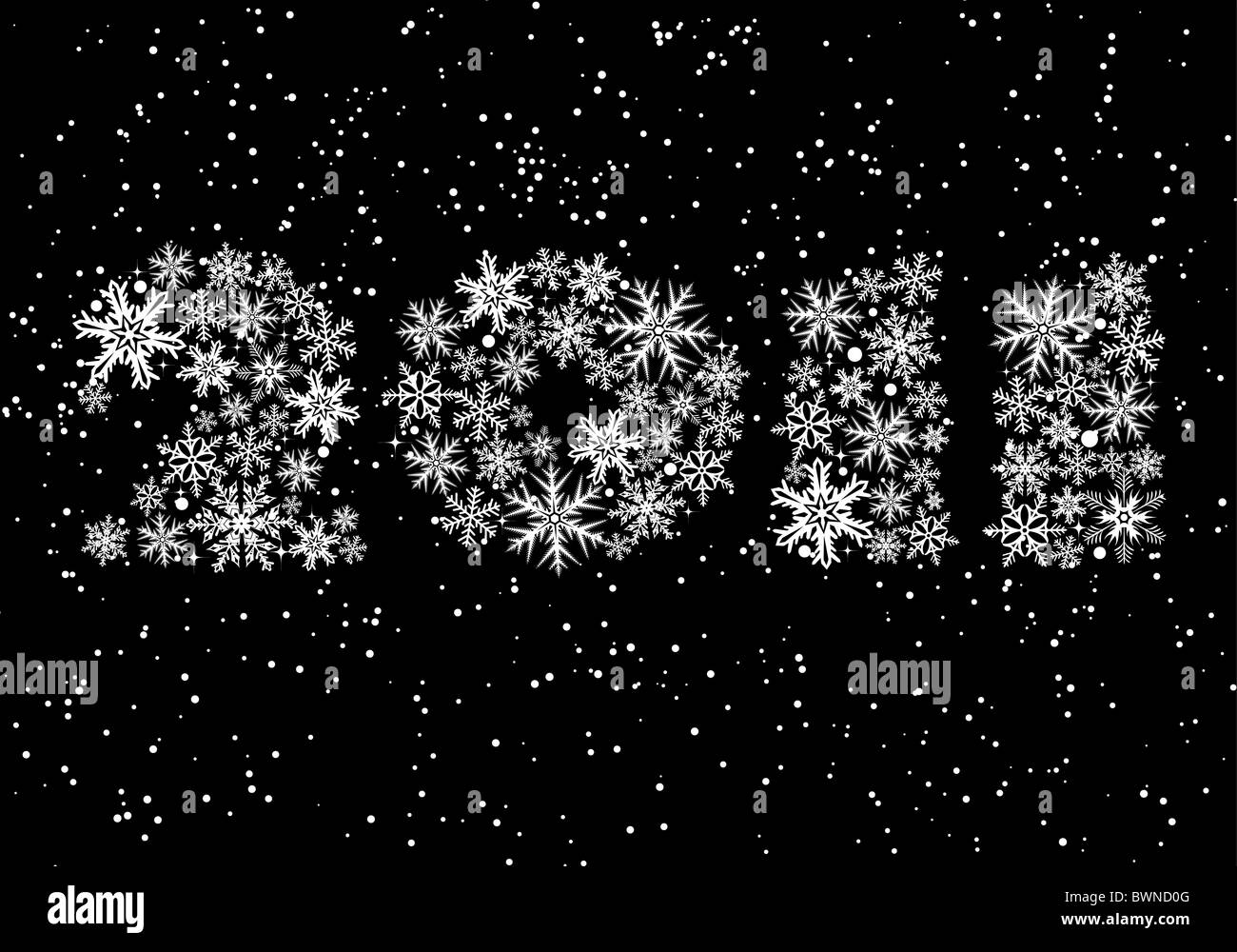Christmas background with stylized 2011 year, element for design ...