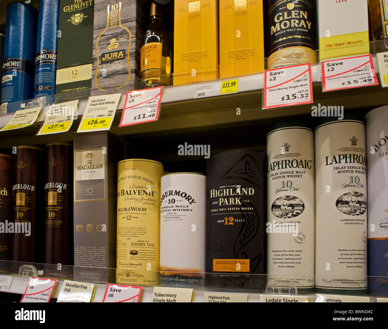 Whisky supermarket uk hi-res stock photography and images - Alamy