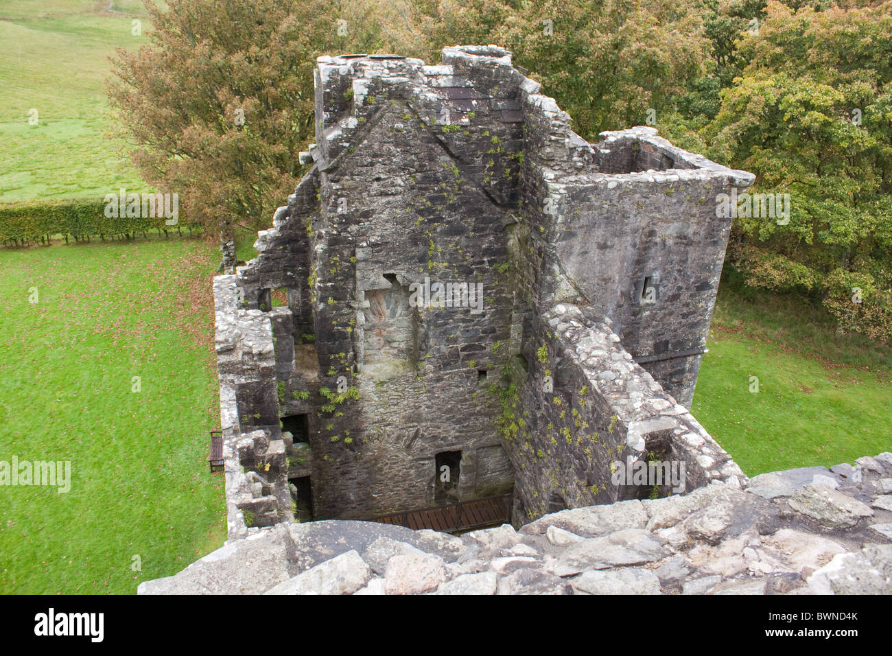 Carnasserie Castle, a ruined 16th century tower house near Kilmartin in ...