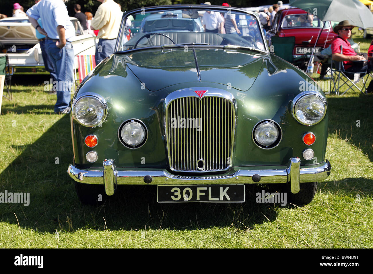 GREEN ALVIS TD21 CONVERTIBLE STAINDROP YORKSHIRE RABY CASTLE STAINDROP ...