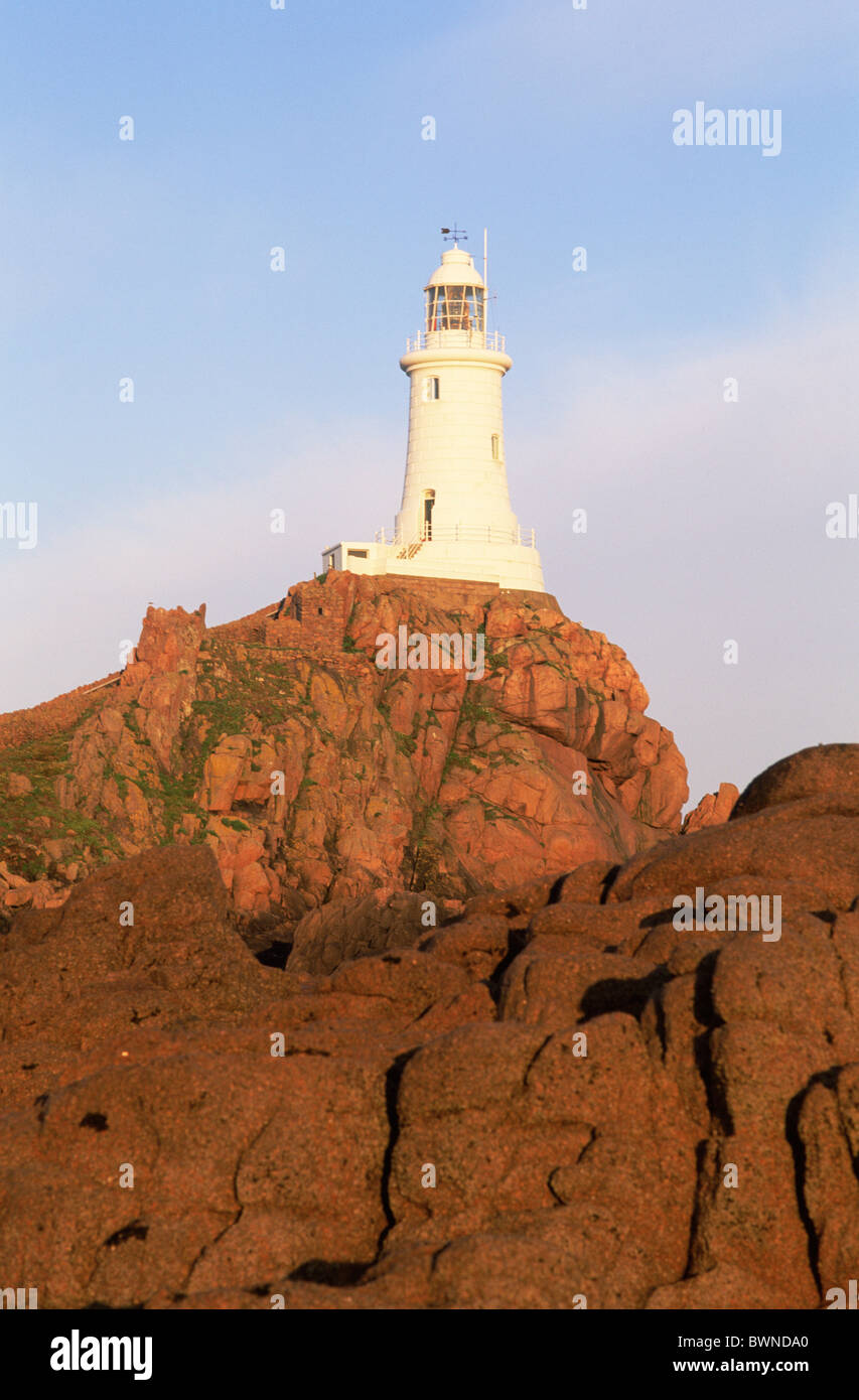 Channel Islands Island of Jersey La Corbiere Lighthouse Lighthouse ...