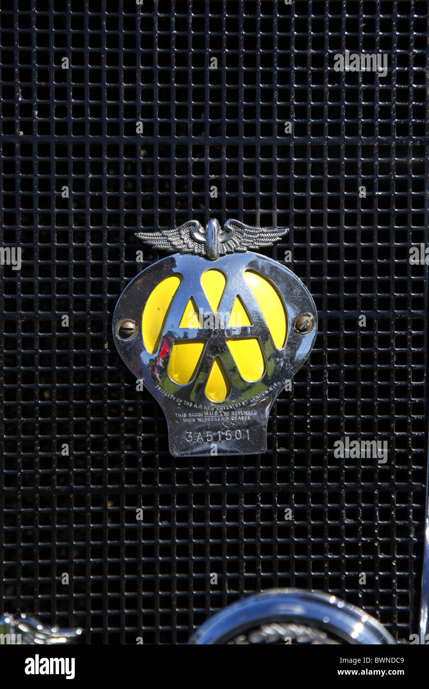 AA AUTOMOBILE ASSOCIATION BADGE YORKSHIRE RABY CASTLE STAINDROP NORTH ...