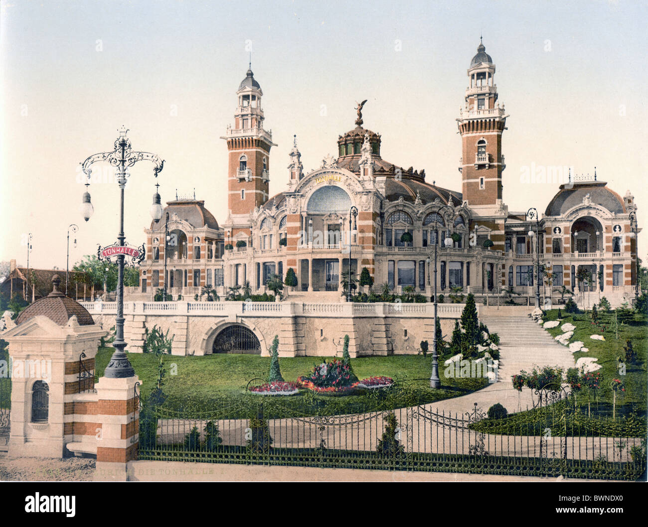 Switzerland Europe Neue Tonhalle Zurich reconstructed 1937 building ...