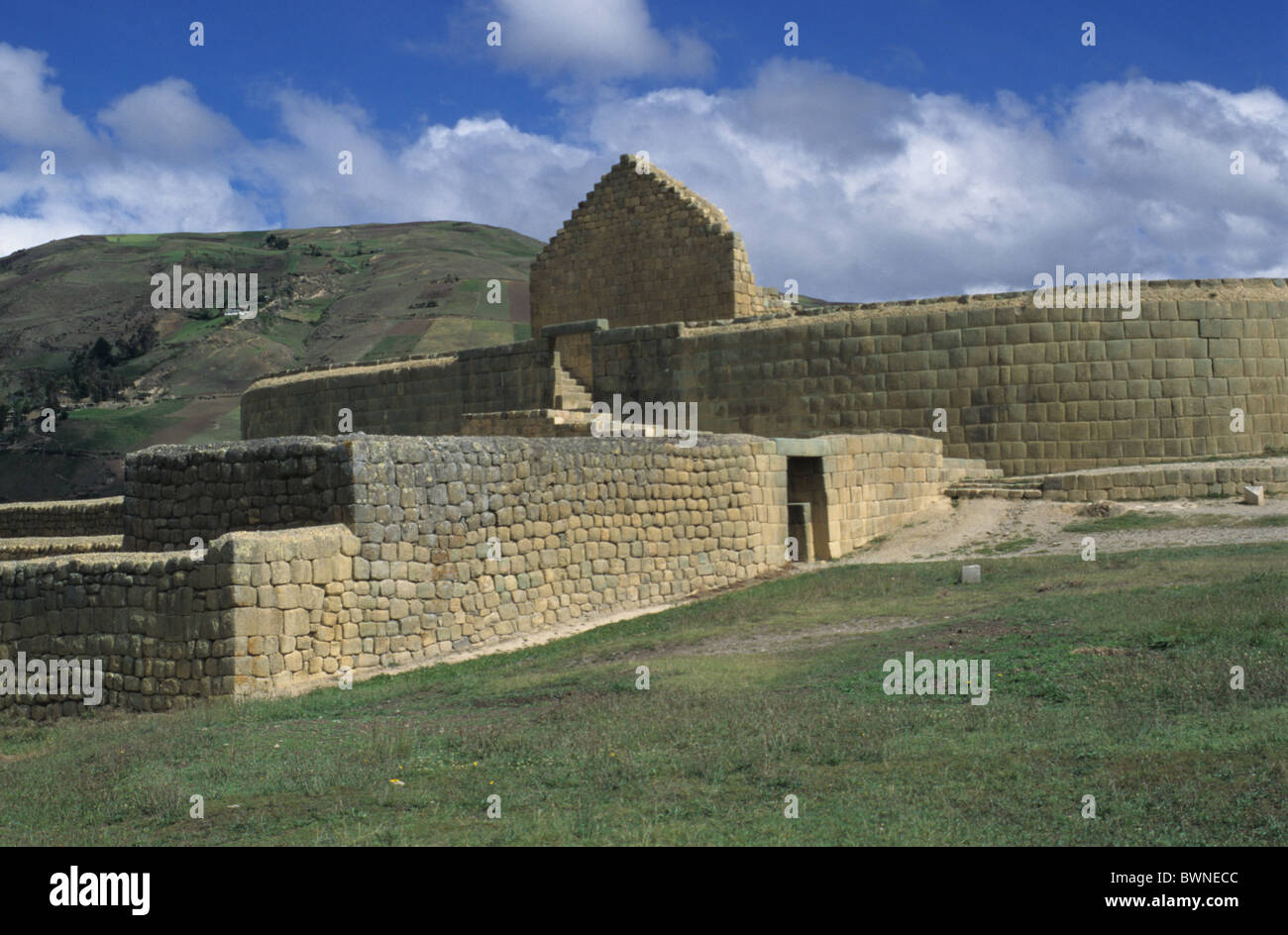 Equador Ingapirca Incan ruin ruins building wall historic historical ...
