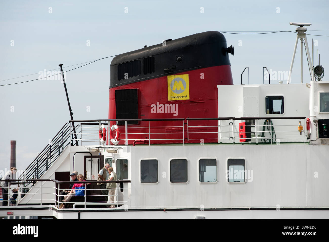 Mersey Ferry Funnel Liverpool UK Stock Photo - Alamy