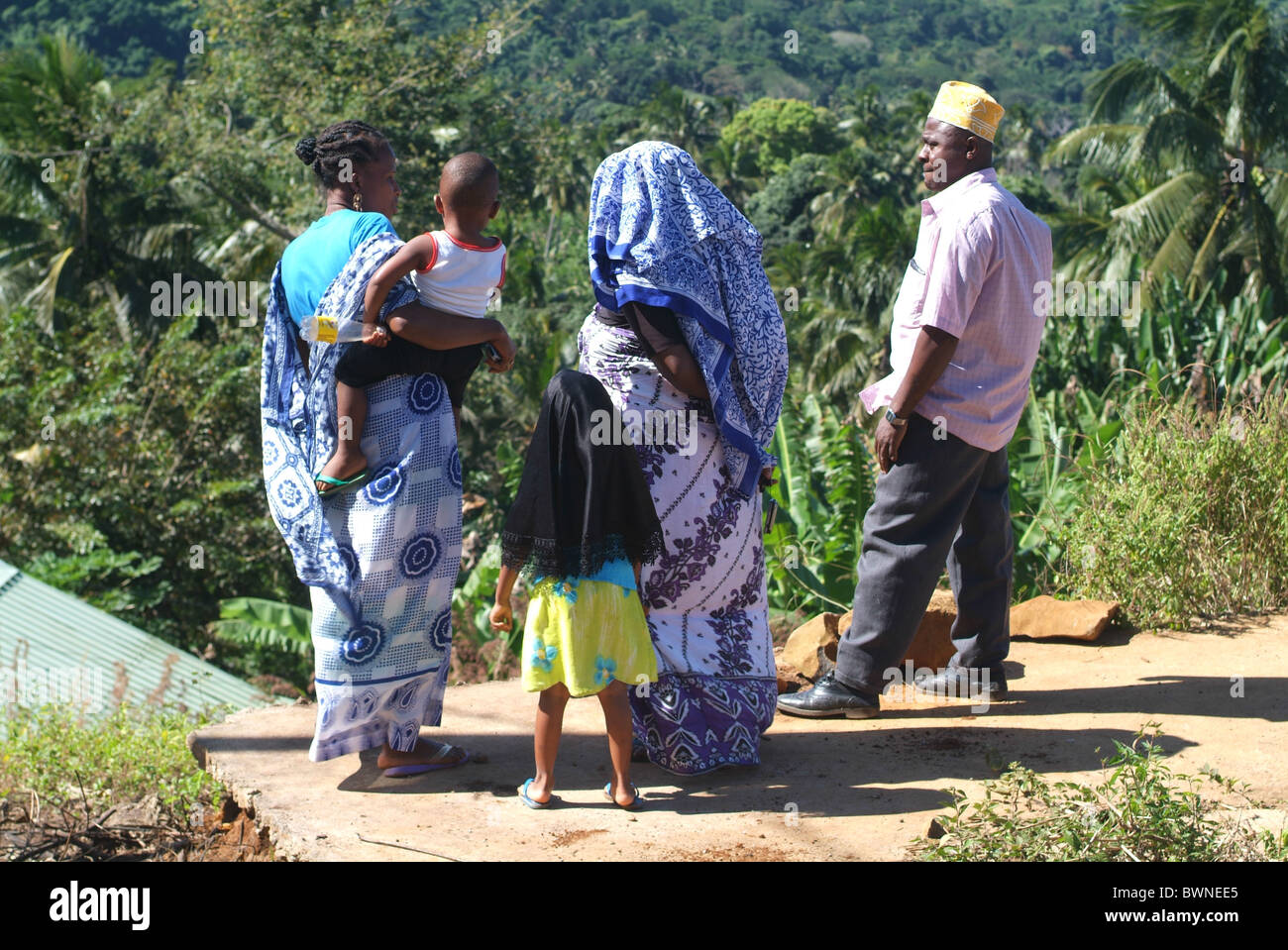 Mayotte Local people family France Europe Overseas collectivity Indian ...
