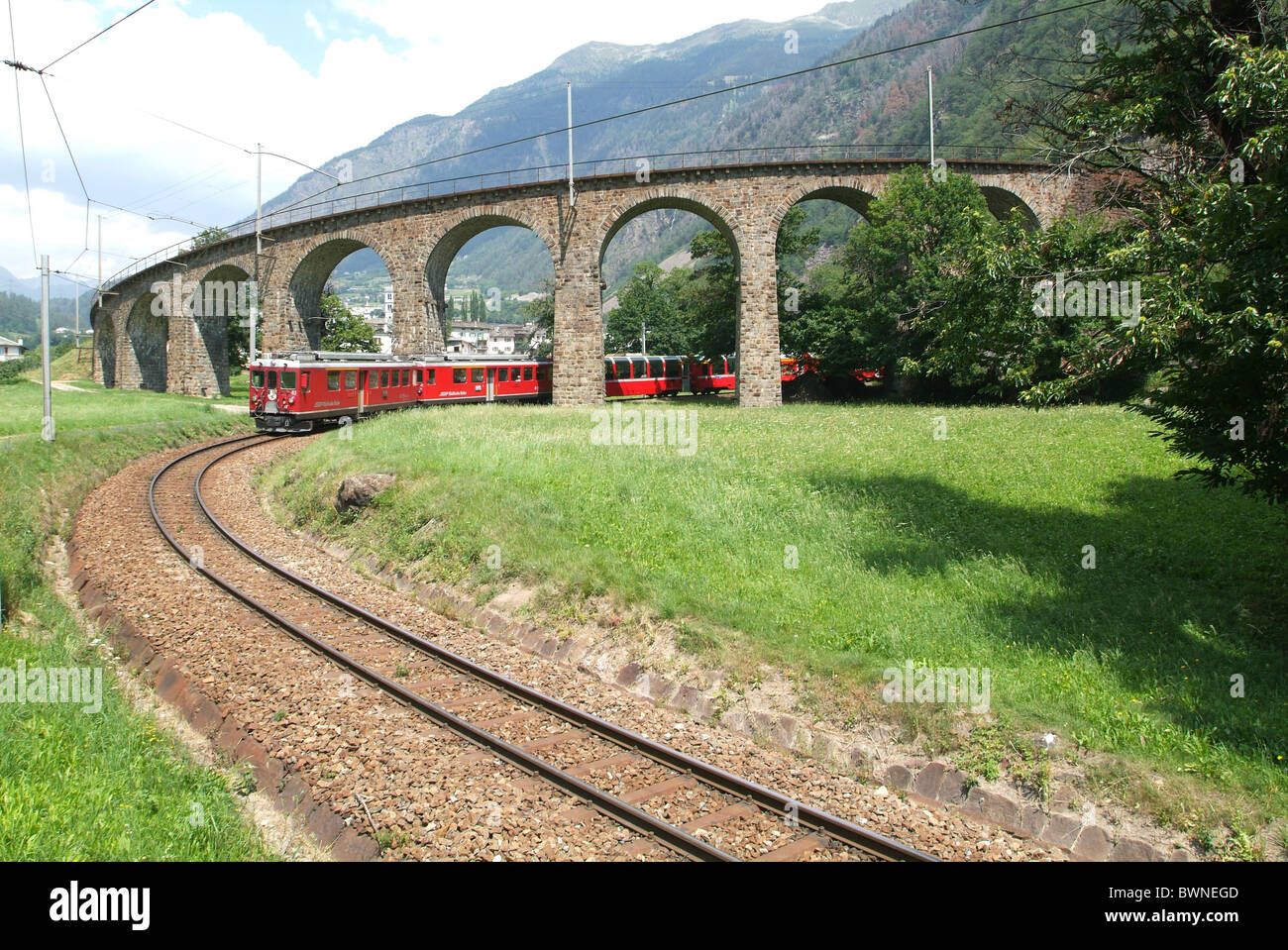 Europe switzerland graubunden val poschiavo hi-res stock photography ...