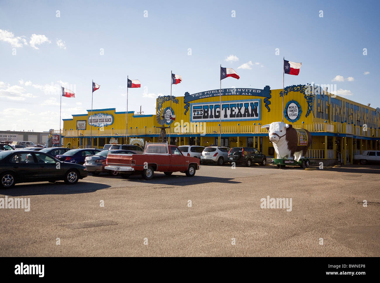 The Big Texan Steak Ranch in Amarillo Texas Stock Photo - Alamy