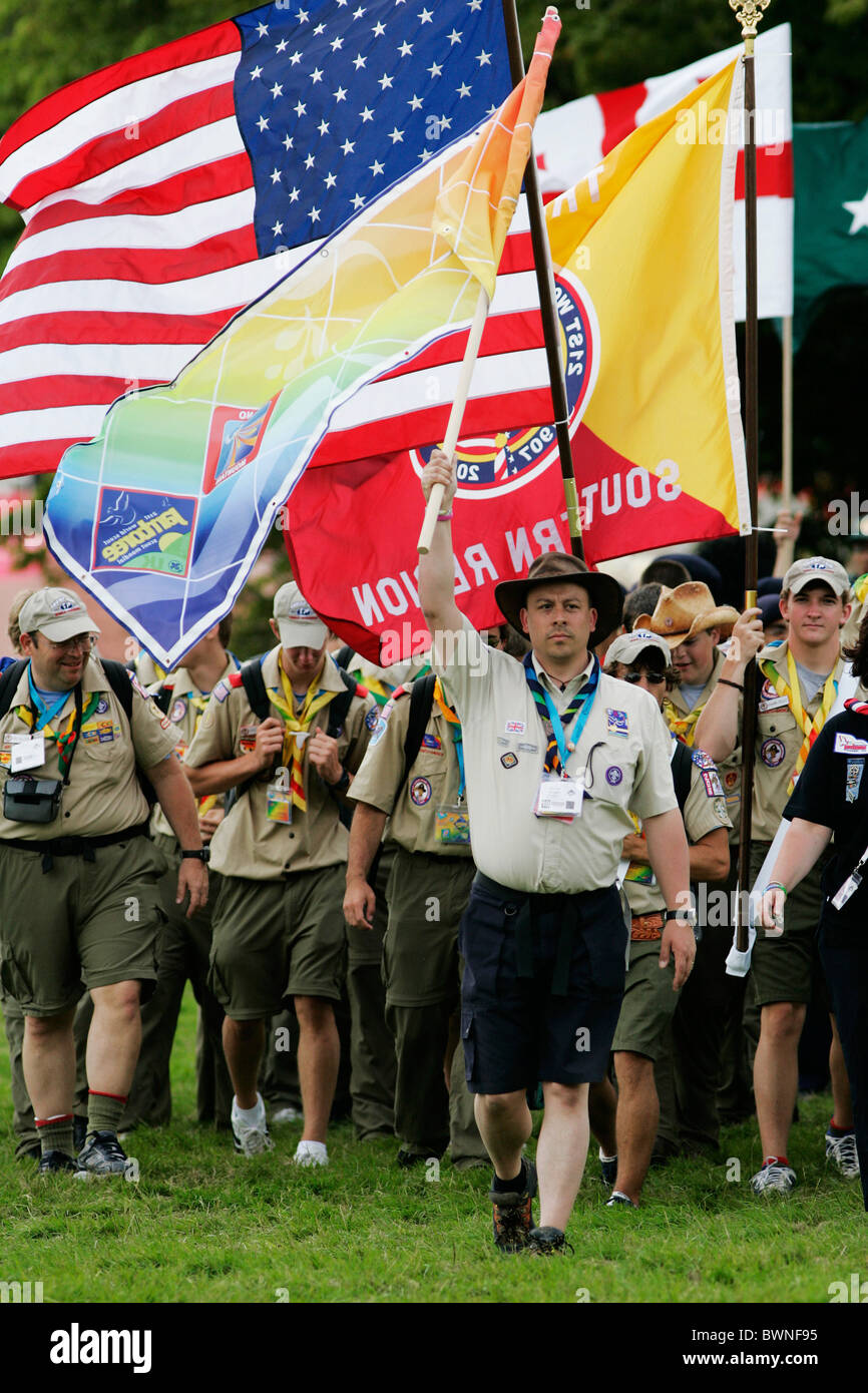 Scouts from America and other countries attend the opening of the 21st ...