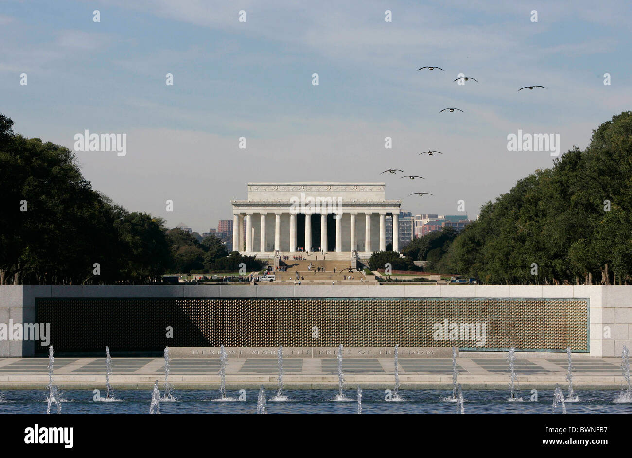 World War II Memorial in Washington DC, USA Stock Photo - Alamy