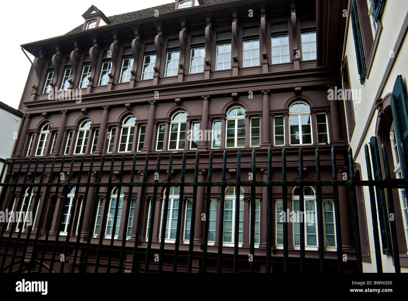 Grand former private residence in medieval old Basel now government ...