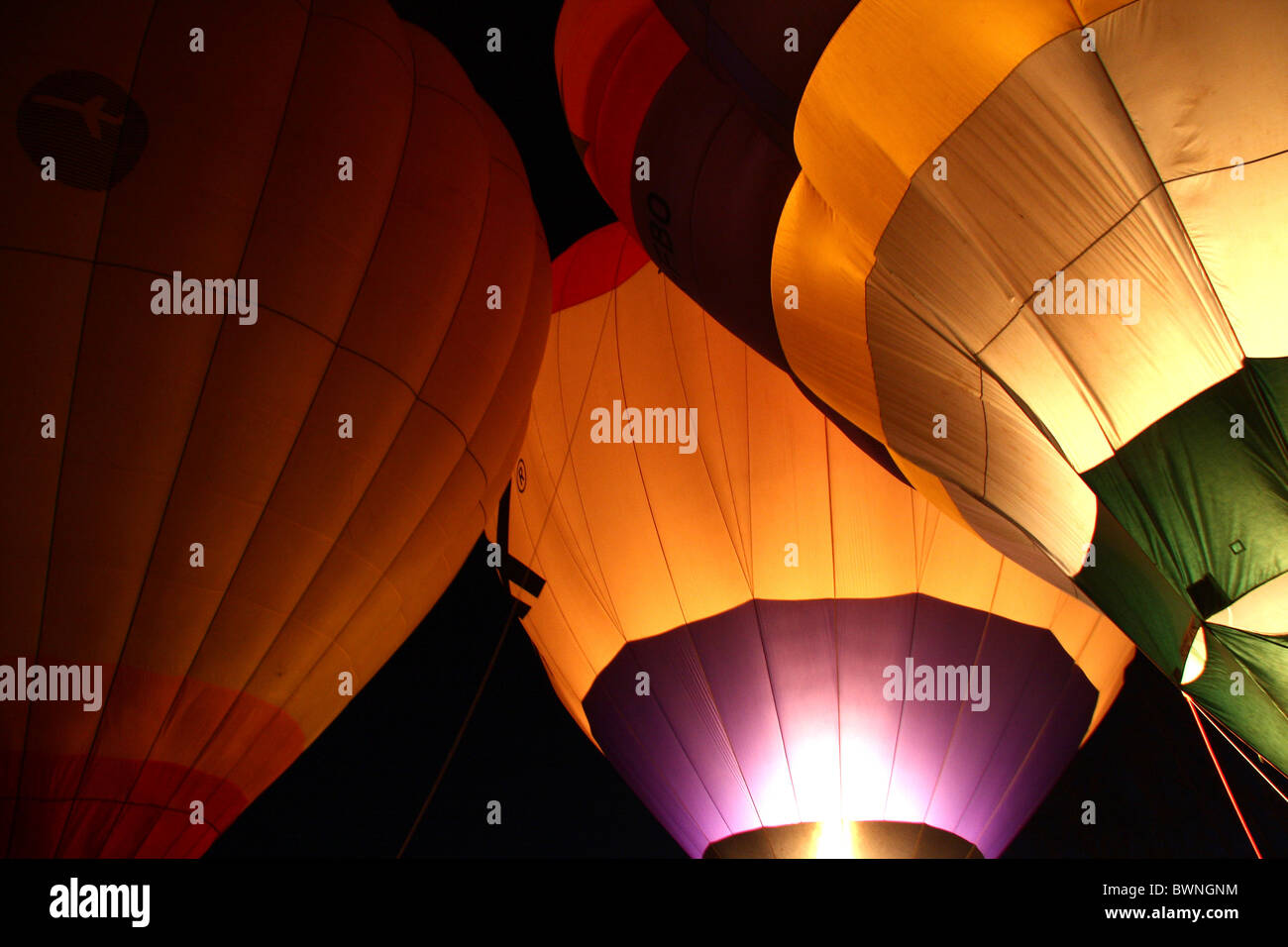 Balloon night glow hi-res stock photography and images - Alamy