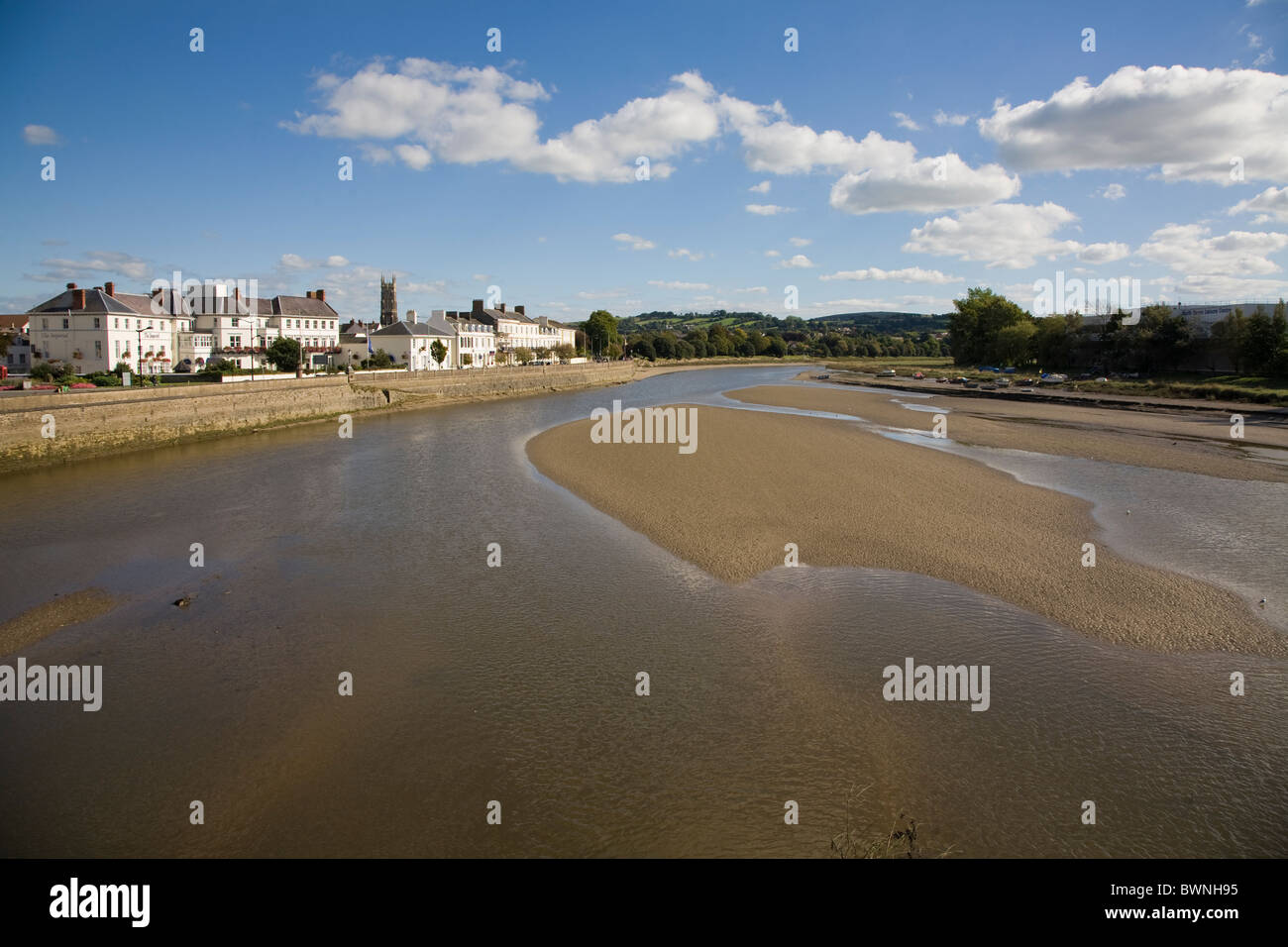 River Taw, Barnstaple, Devon Stock Photo - Alamy
