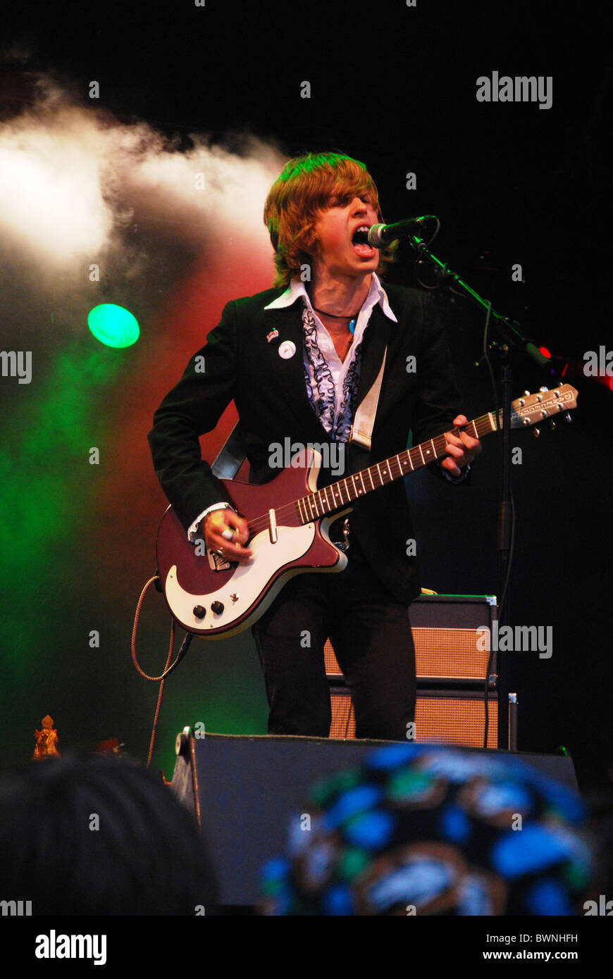 DeWolff rock band on stage at Bevrijdingsfestival 2009 Roermond ...