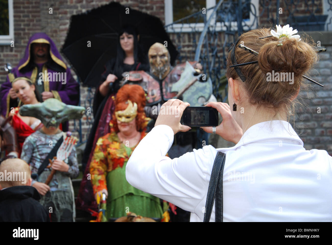 Fairy tale group posing at Fantasy Fair Arcen Netherlands Europe Stock ...