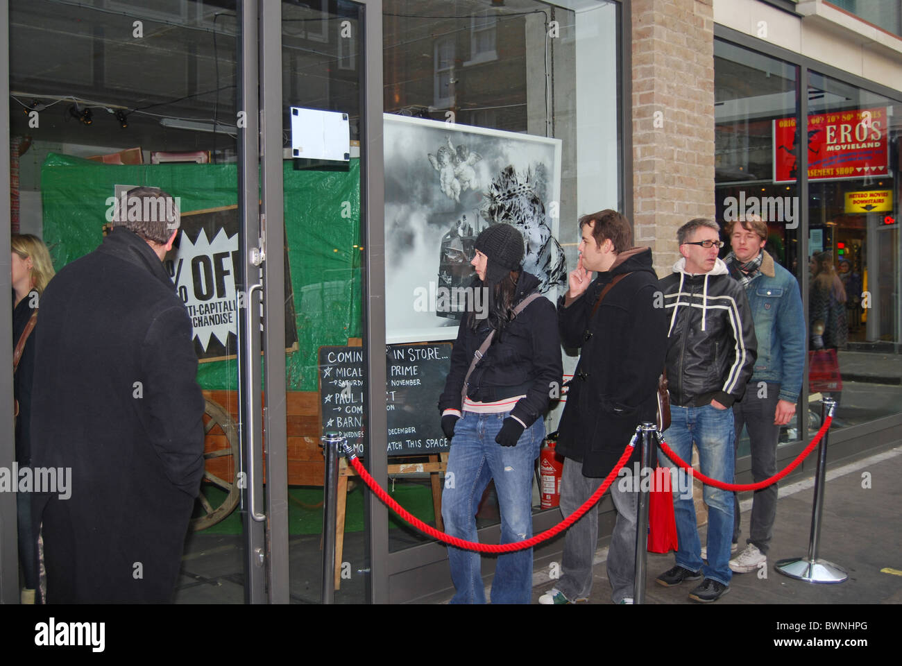 Banksy 7/7 Bus Bomb painting Mark Sinckler artist Stock Photo - Alamy