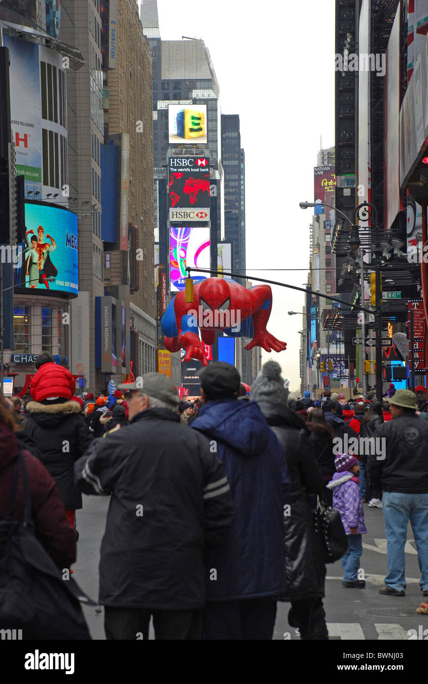 Spider man balloon macys hi-res stock photography and images - Alamy