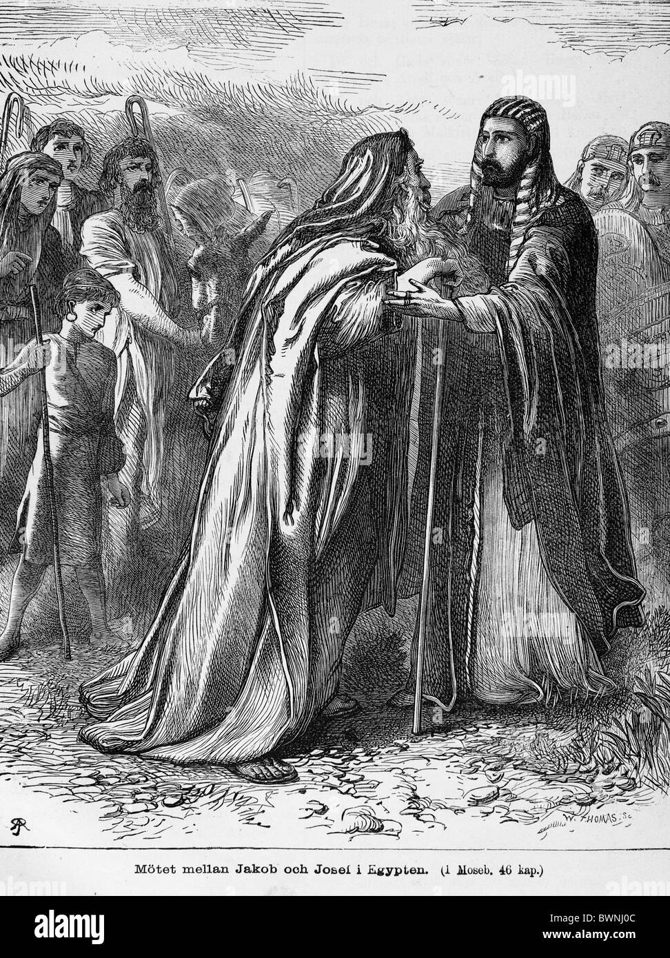 Joseph with jacob in egypt hi-res stock photography and images - Alamy