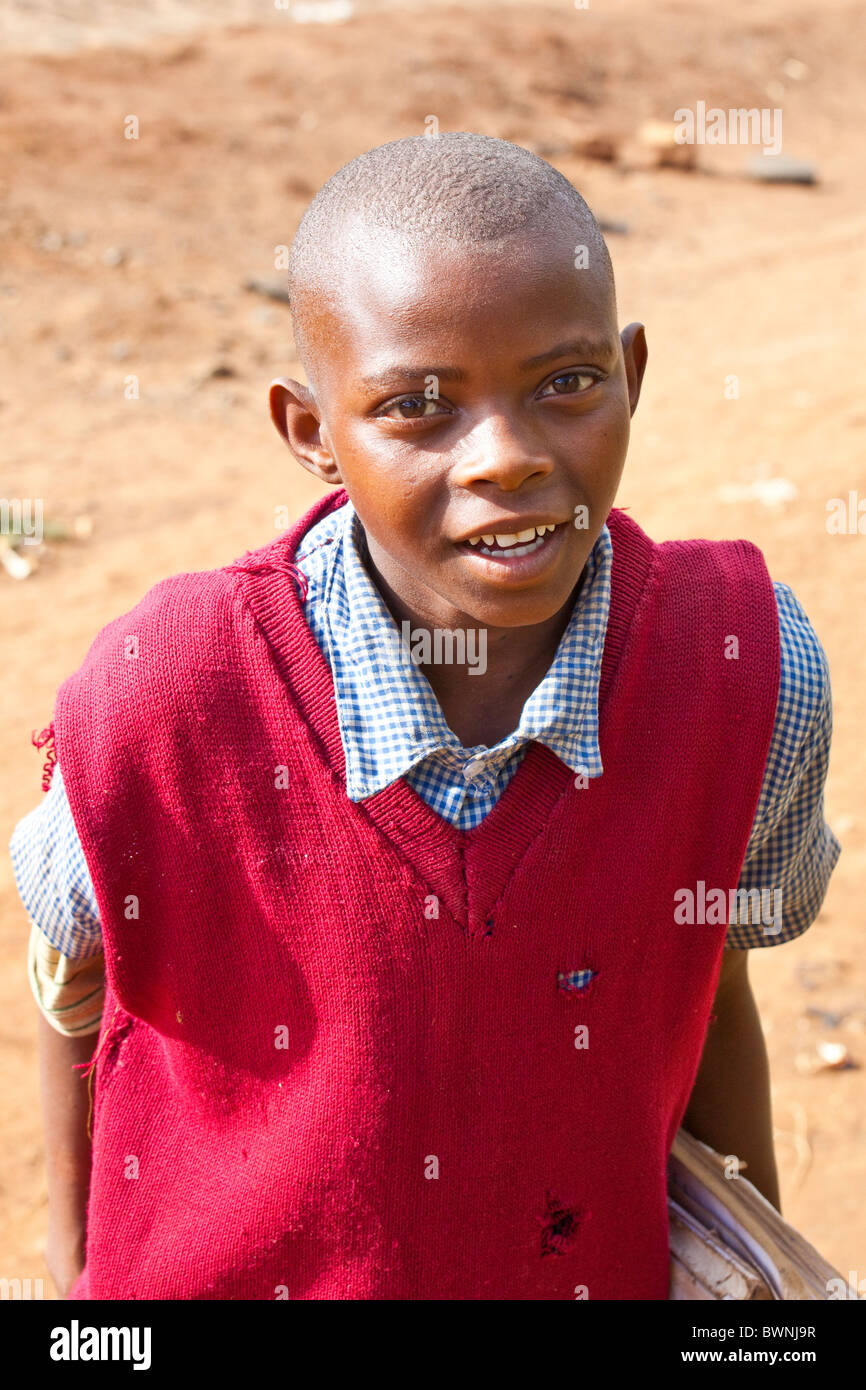 Kenyan boy school uniform hi-res stock photography and images - Alamy