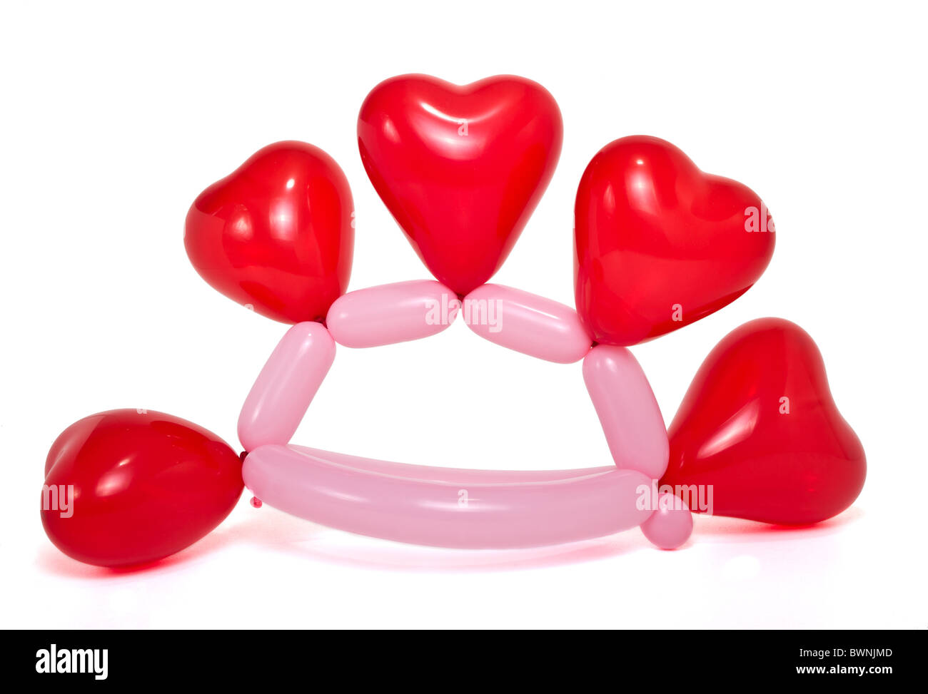 Balloon Twisting White Background