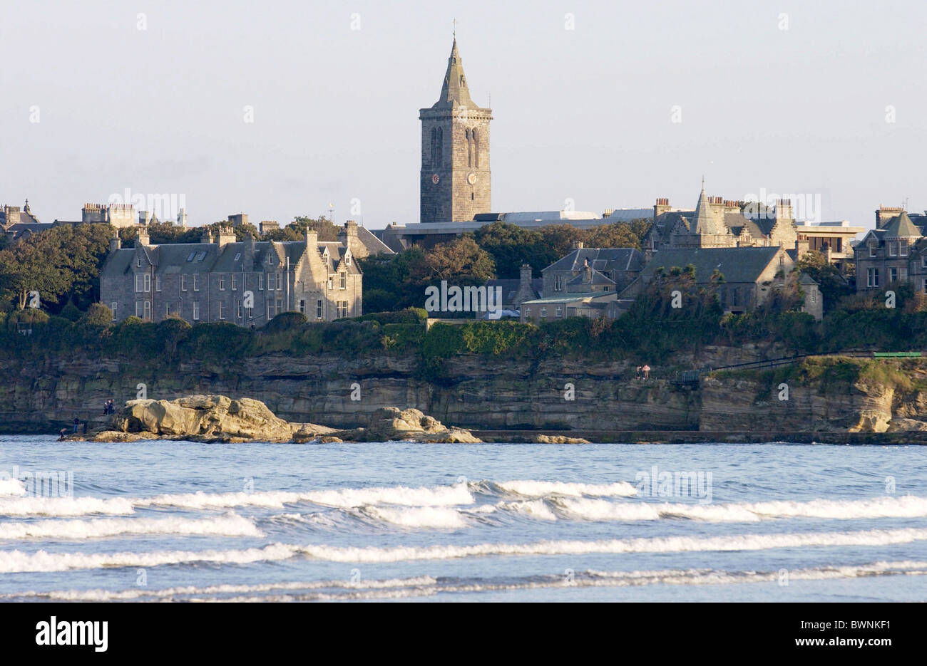 A VIEW FROM THE SEA SHORE OF ST ANDREWS IN SCOTLAND Stock Photo - Alamy