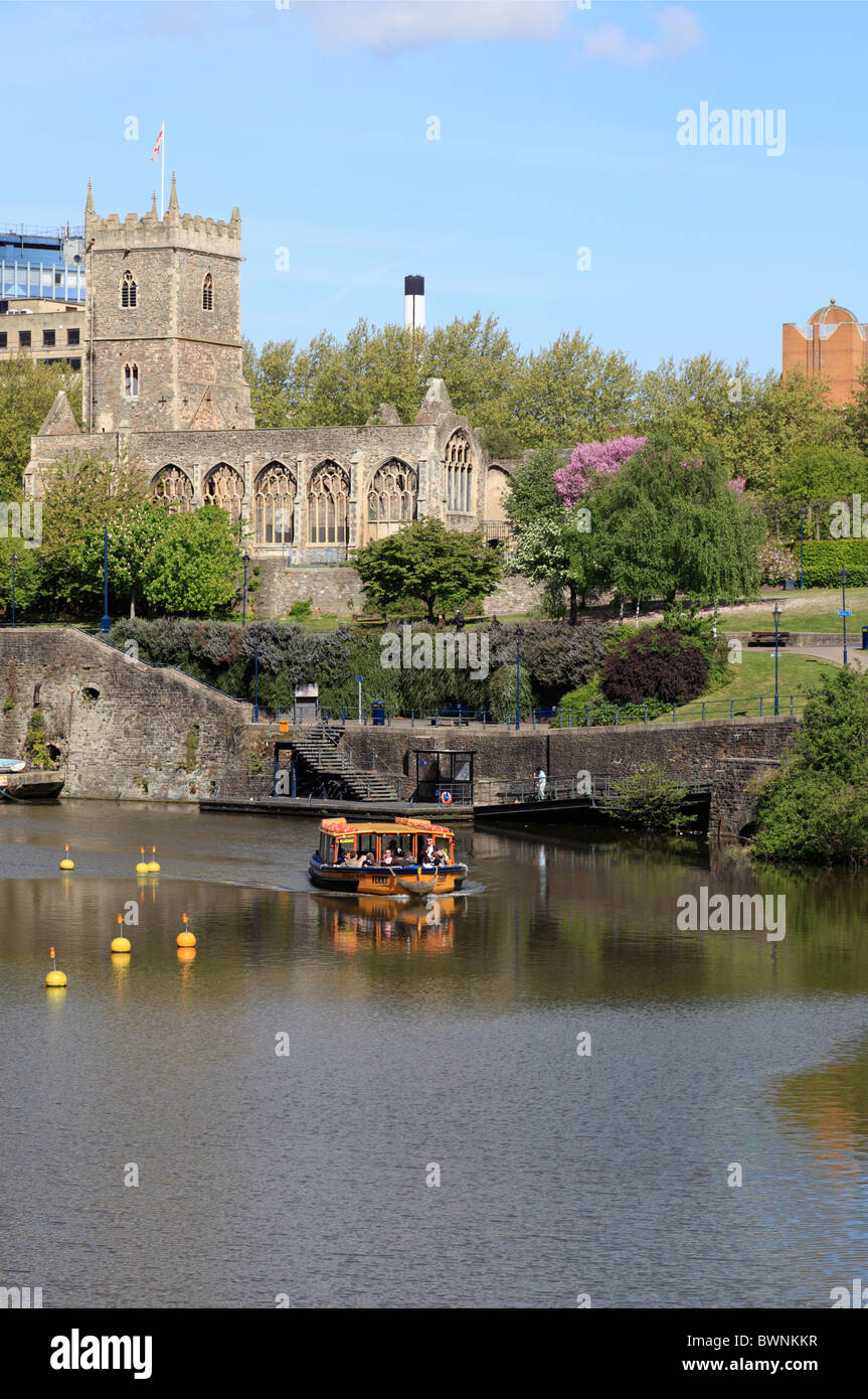 The floating harbour and Avon River at Bristol, England Stock Photo - Alamy