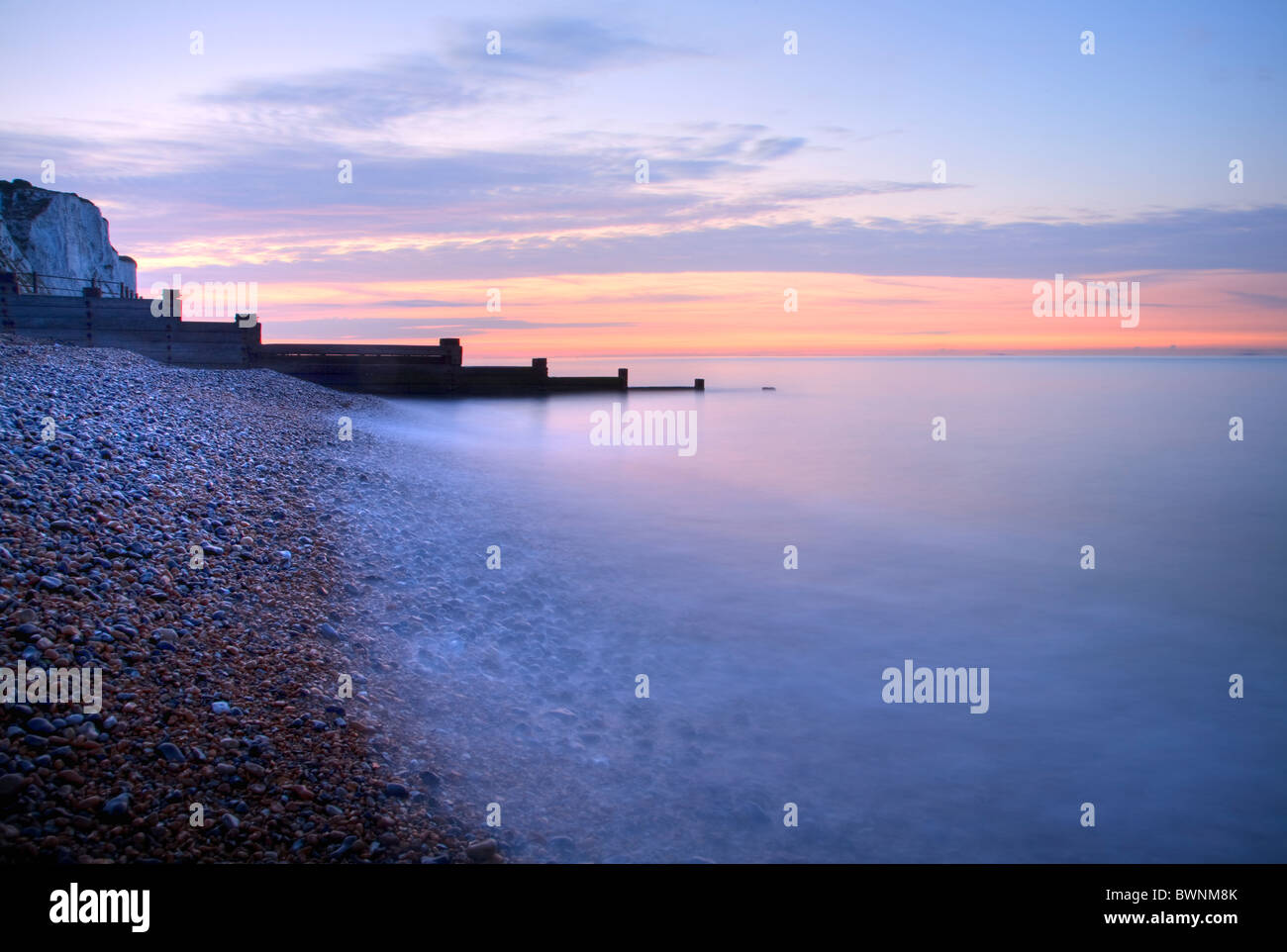 Dover white cliff sunrise hi-res stock photography and images - Alamy