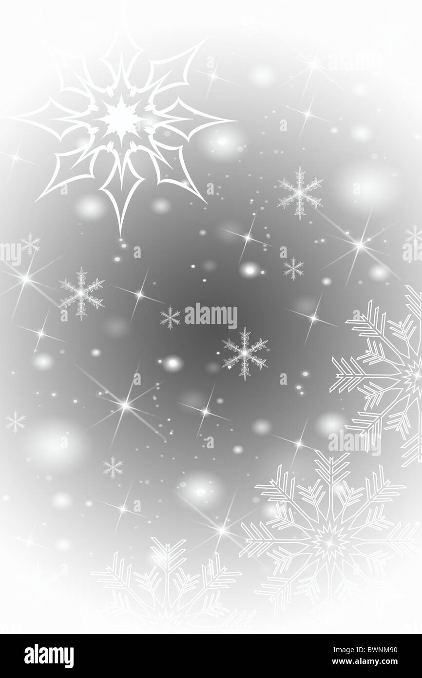 Snowflakes frost pattern on Black and White Stock Photos & Images - Alamy