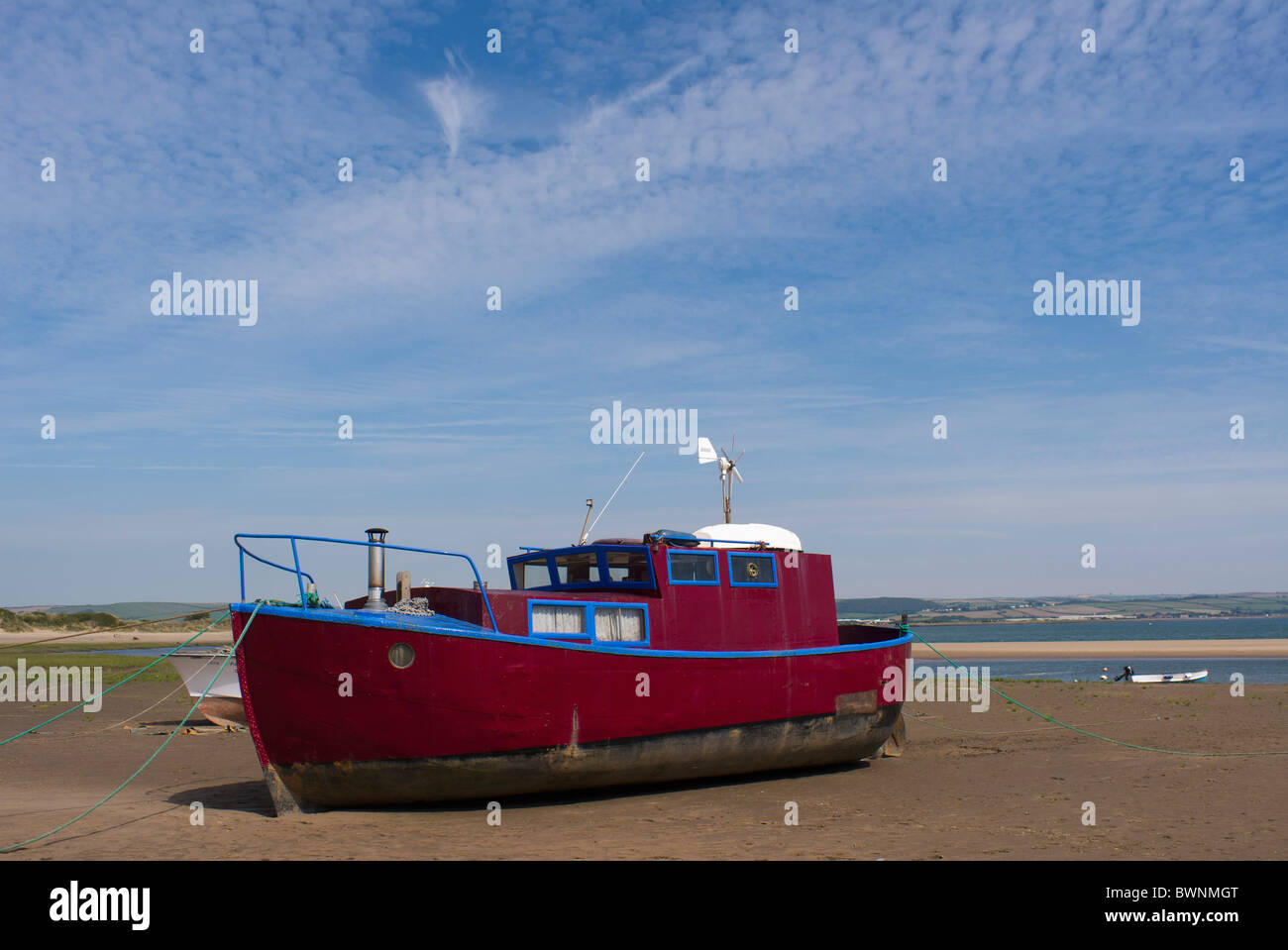 crow point on the estuary of the river taw braunston burrows nature ...