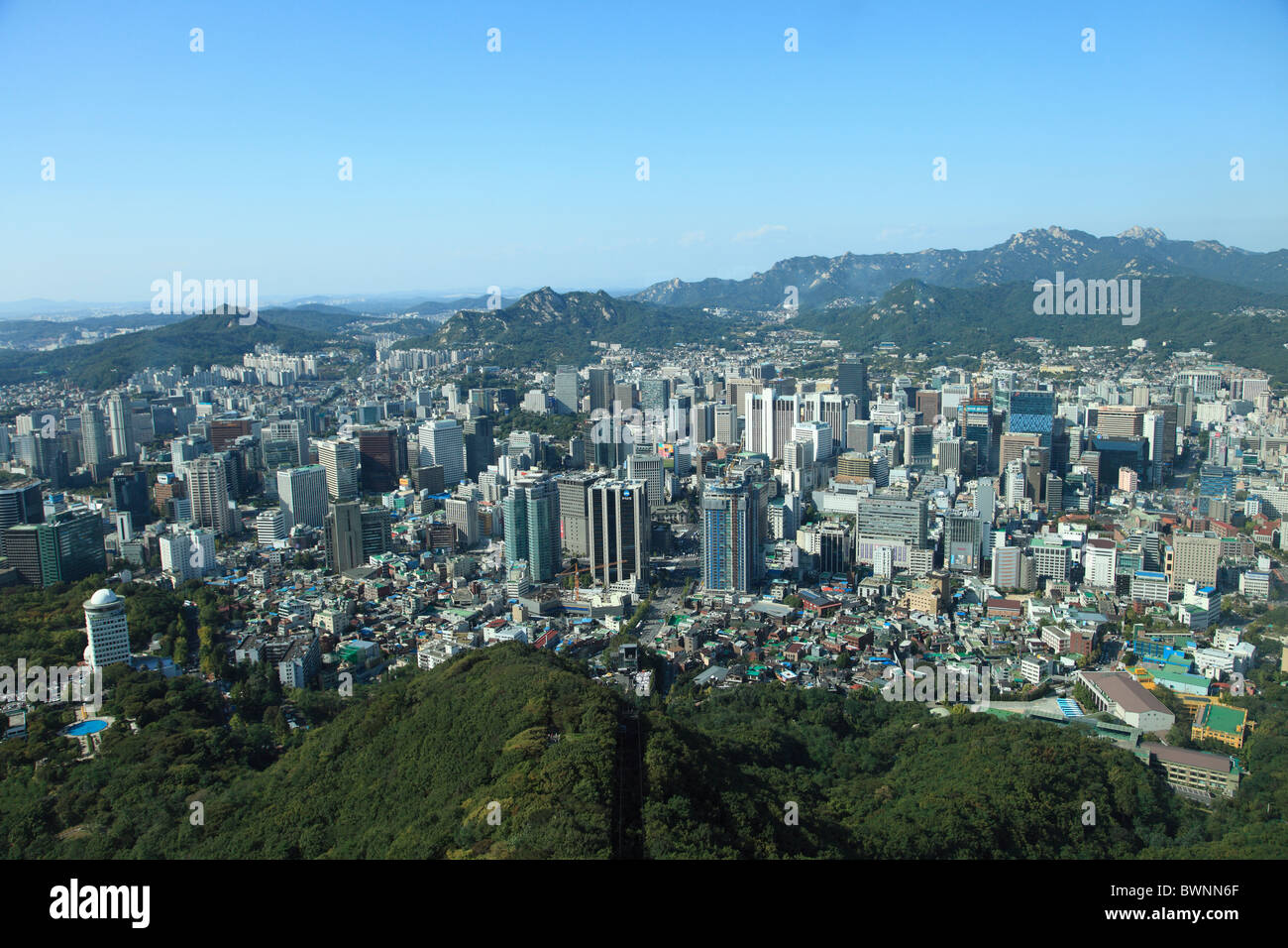 Overview, Cityscape, Seoul, South Korea, Asia Stock Photo - Alamy