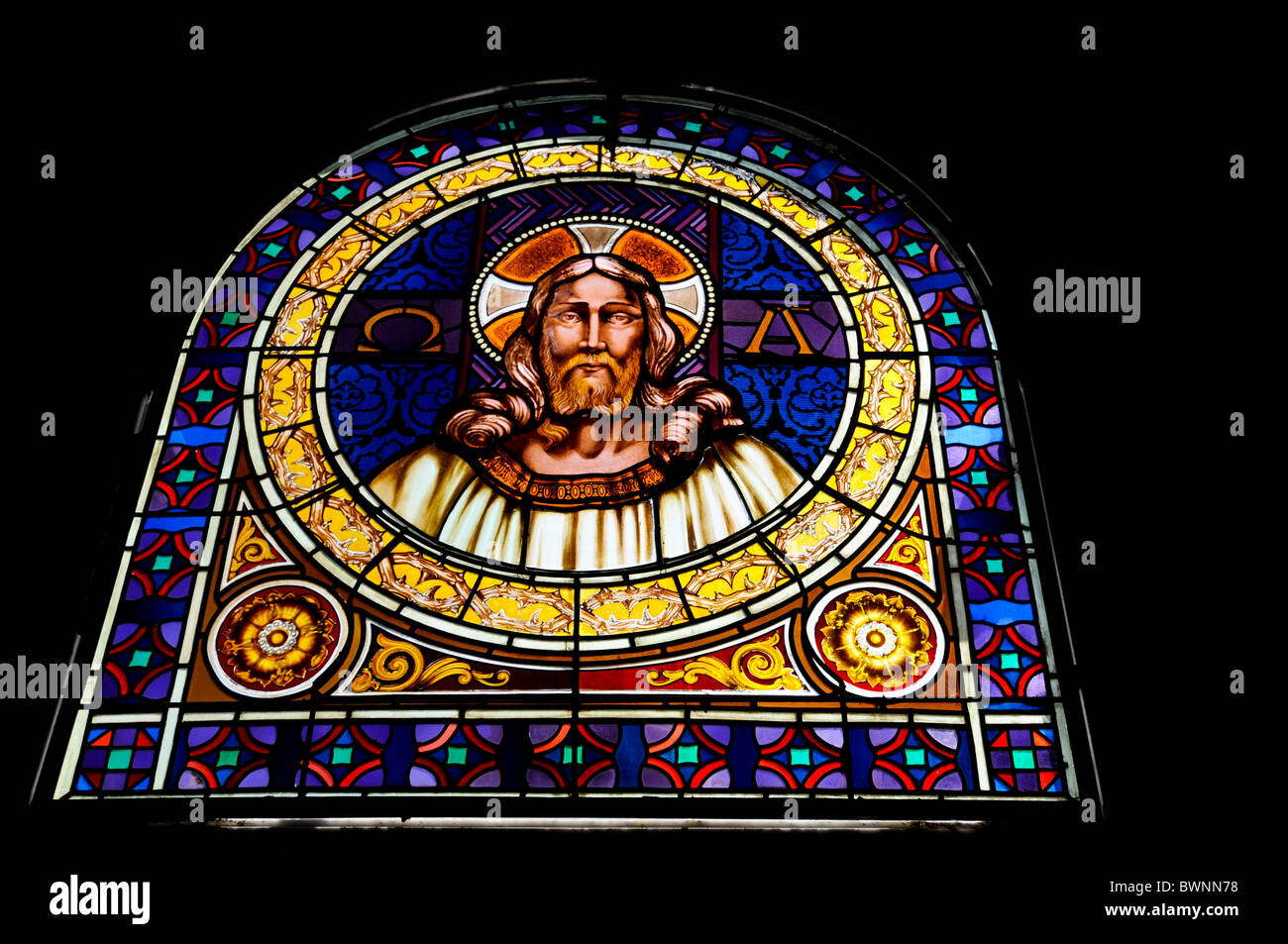 Cuba havana stained glass in window hi-res stock photography and images ...